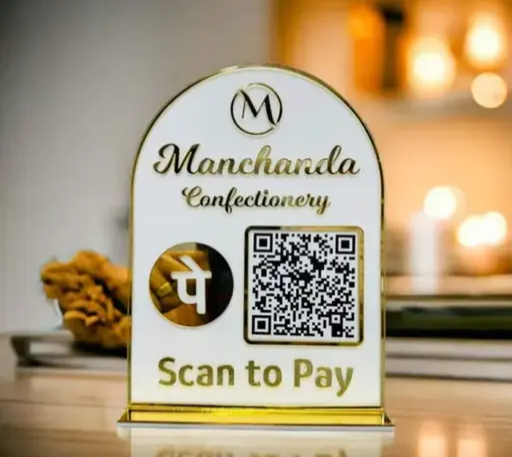 Customised Acrylic QR Code Scanner – Unique Gifts